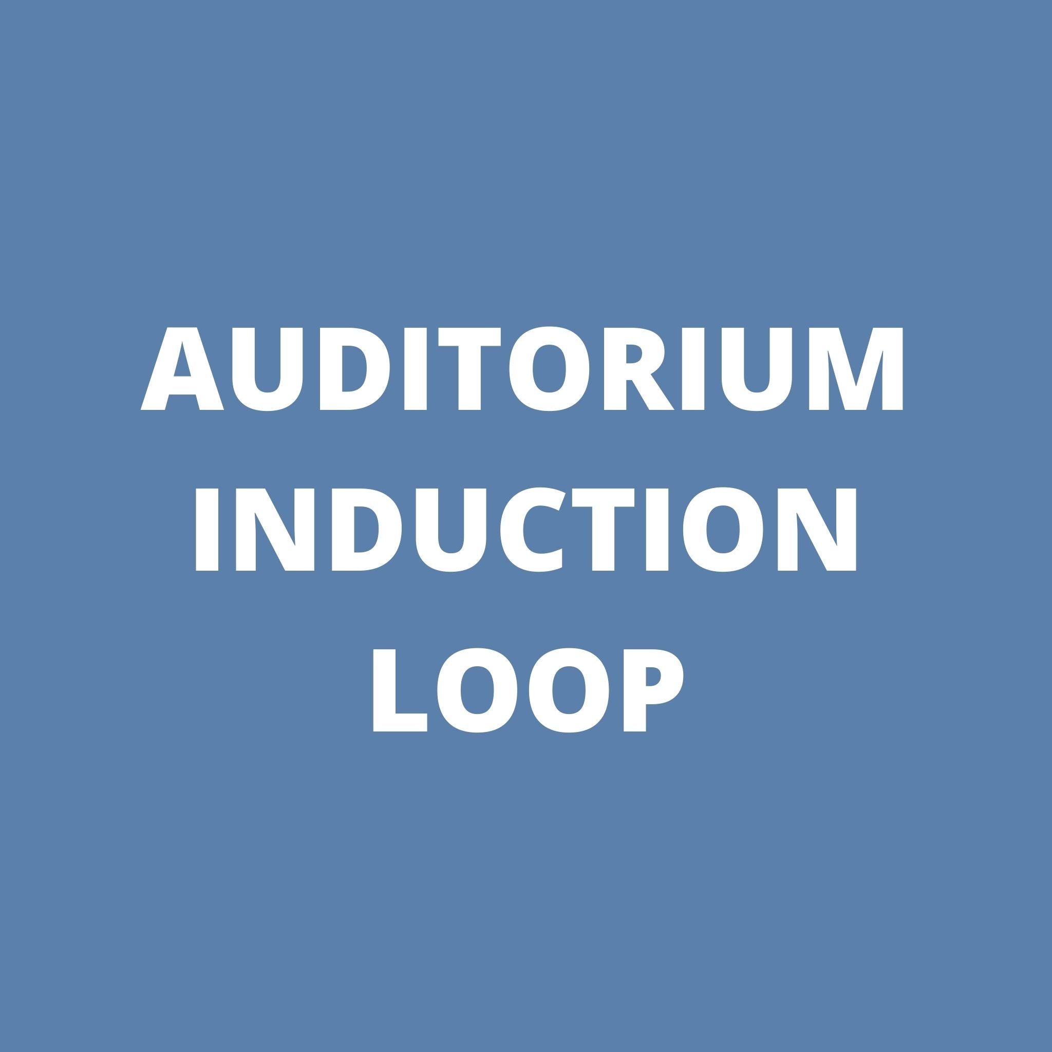 Auditorium Induction Loop – Braille Tactile
